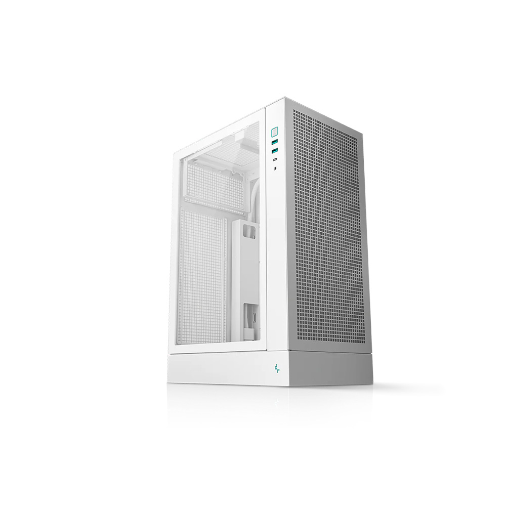 DeepCool CH170 PLUS WH Vertical M-ATX Compact Case - CH170 PLUS