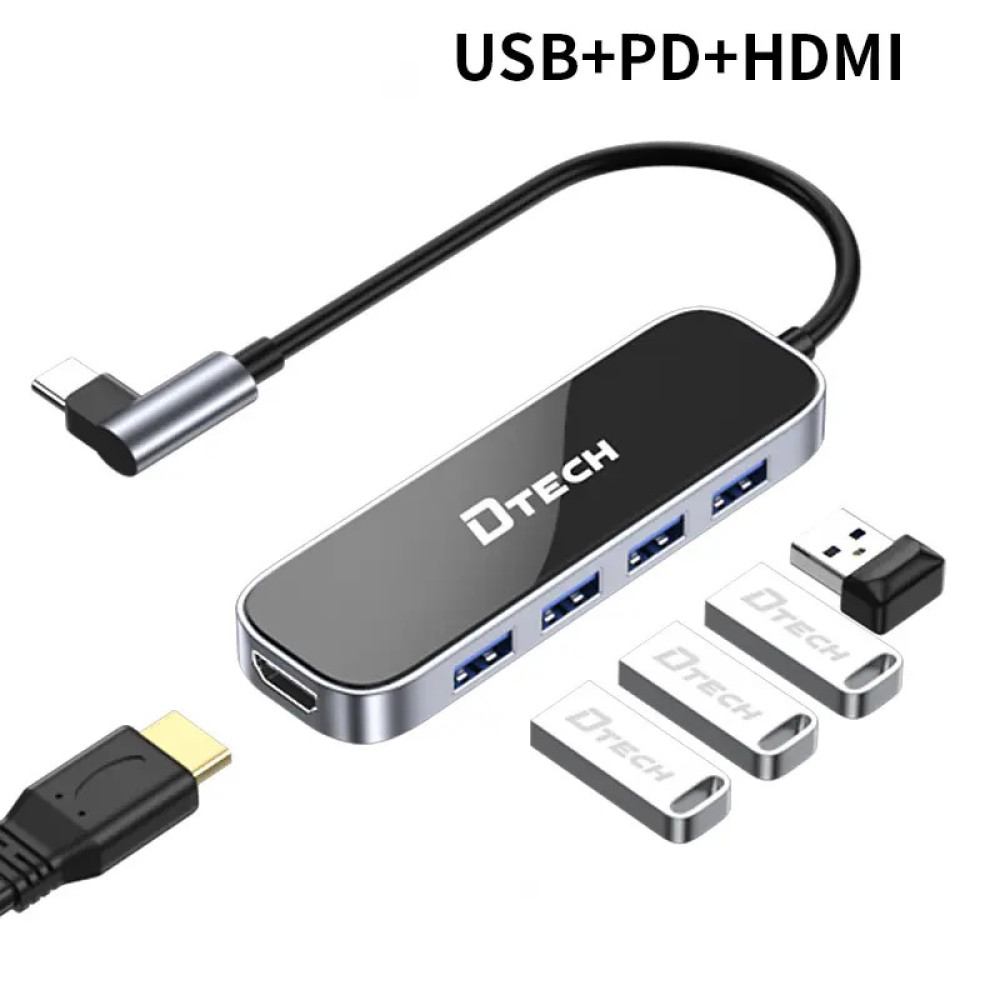 Dtech T0040 7 in 1 Type Hub