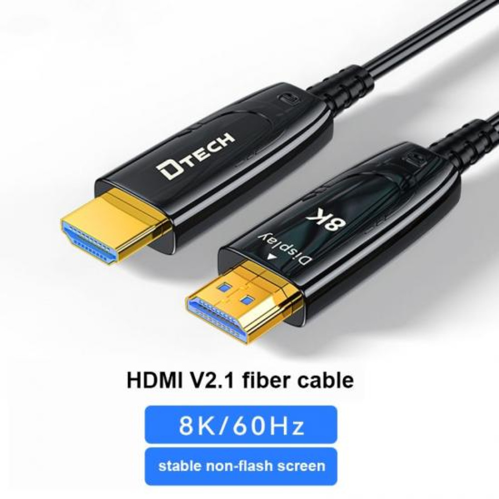 Dtech DT-HOF8010 10m HDMI To HDMI Fiber Optic Cable
