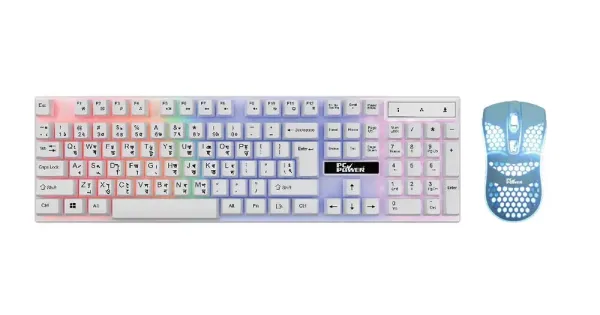 PC POWER PGC801BG13 WIRED GAMING KEYBOARD & MOUSE COMBO